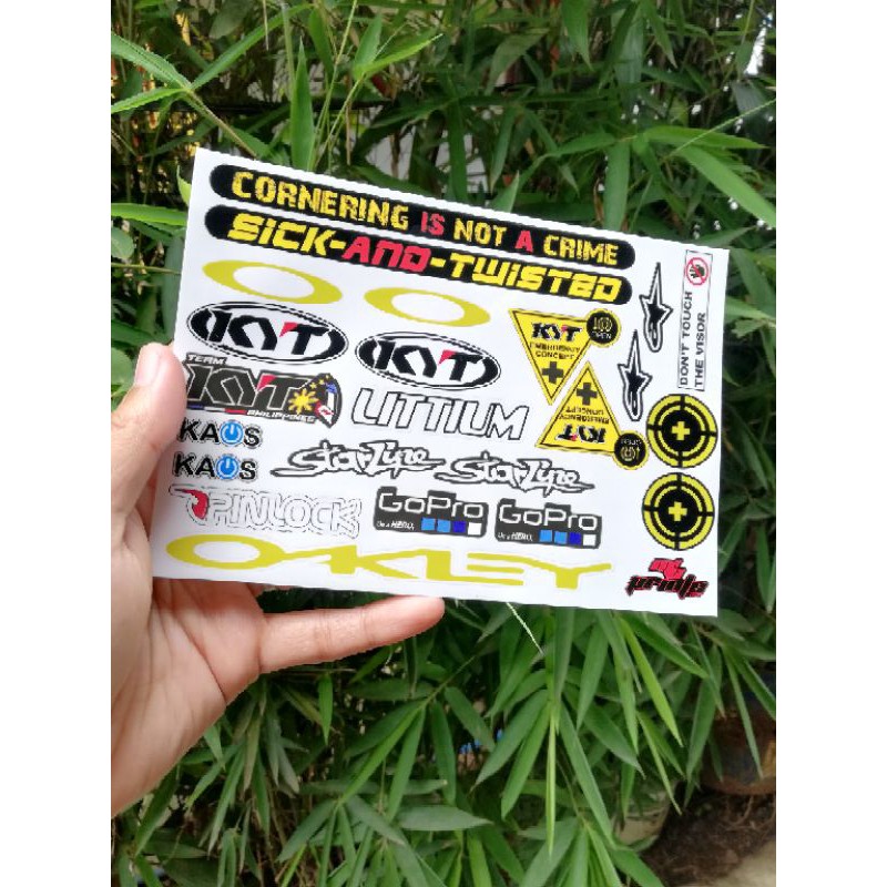 KYT Helmet Sticker decals | Shopee Philippines