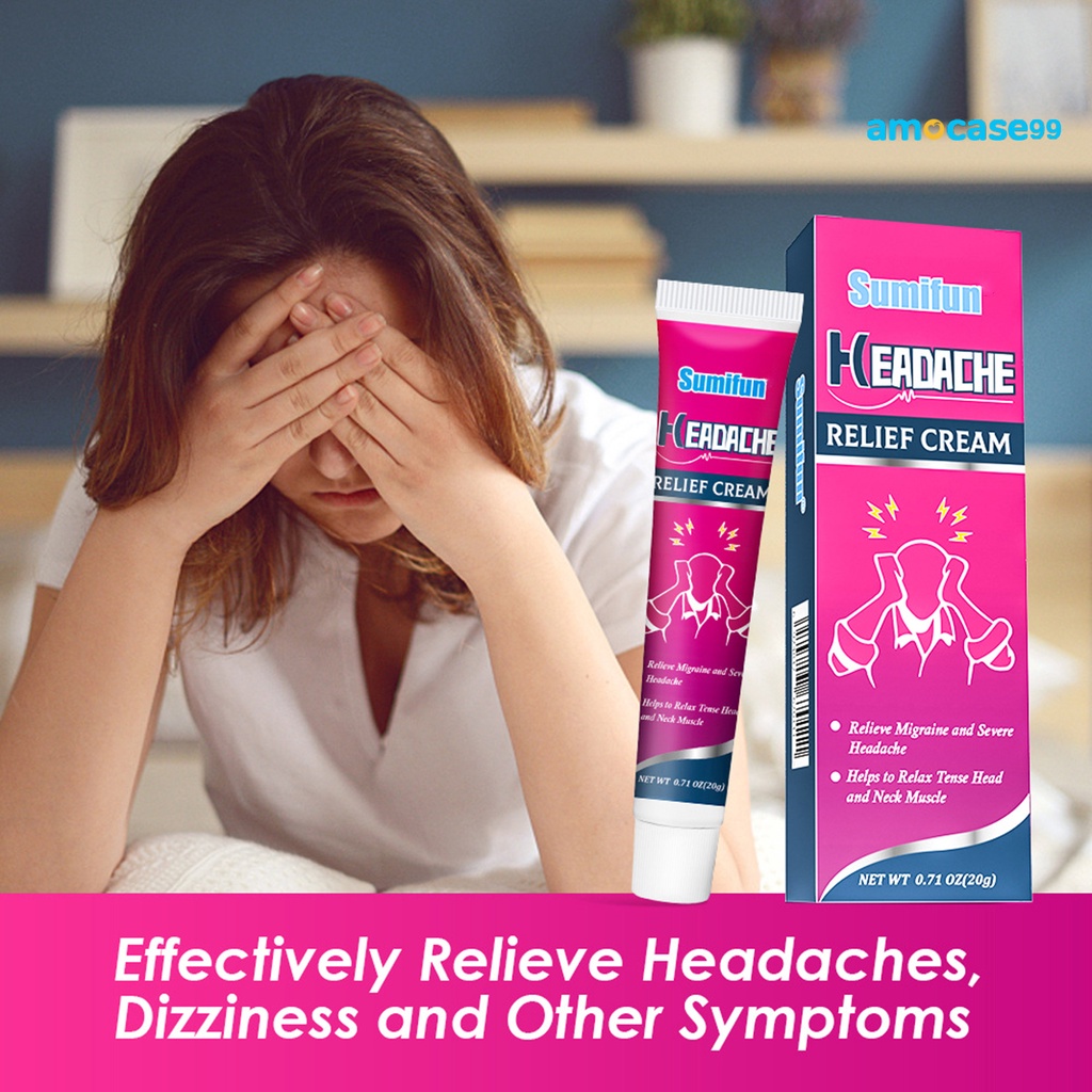 AM 20g Headache to Skin Release Migraine Treatment Nerve Pain Plaster ...