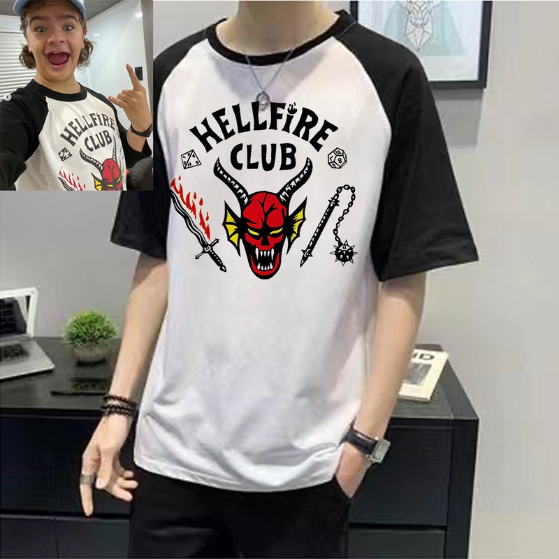 【Ready Stock/On Hand】Hellfire Club Shirt Cap Stranger Things Season 4 T ...