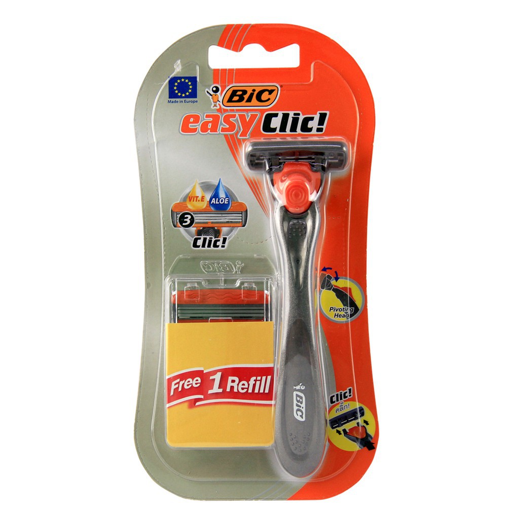 BiC Easy Clic with Vitamin E Aloe Free 1 Refill | Shopee Philippines
