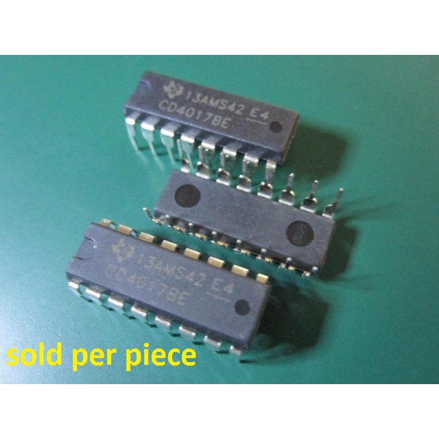 CD4017 CD4017BE 4017 Dip-16 Decade Counter Divider IC | Shopee Philippines
