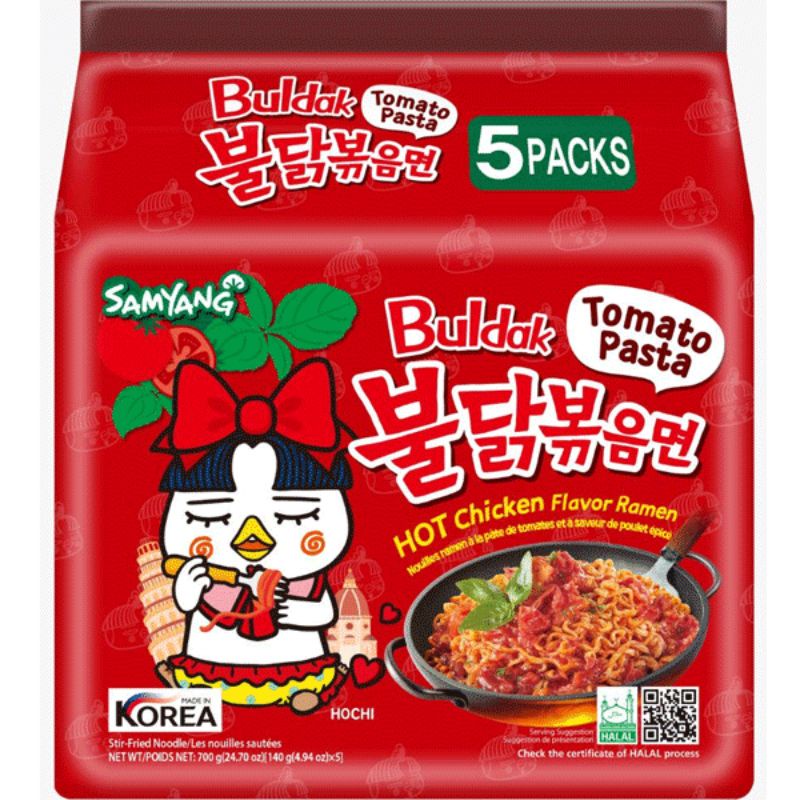 Samyang Buldak Hot Chicken Flavor Ramen Tomato Pasta | Shopee Philippines