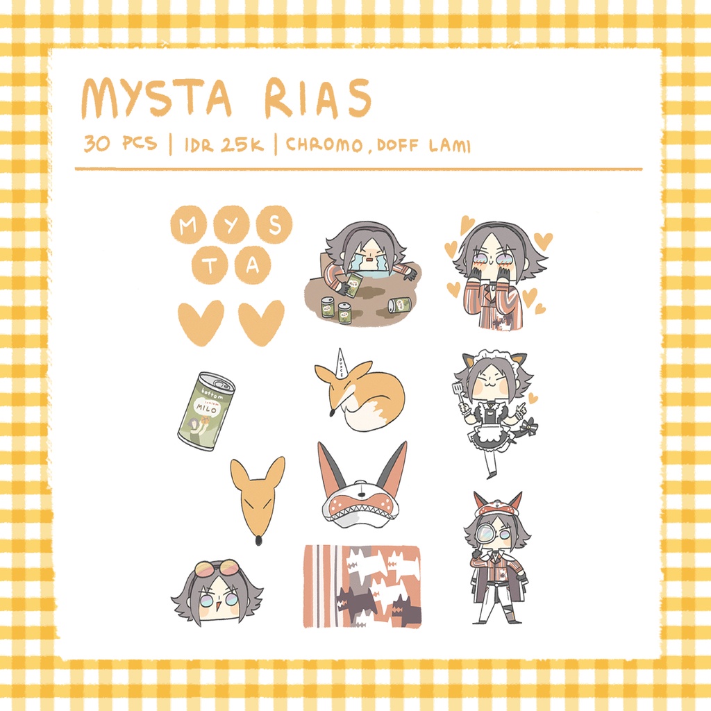 Luxiem Sticker Pack (Ike, Luca, Mysta, Shu, Vox) Nijisanji | Shopee ...