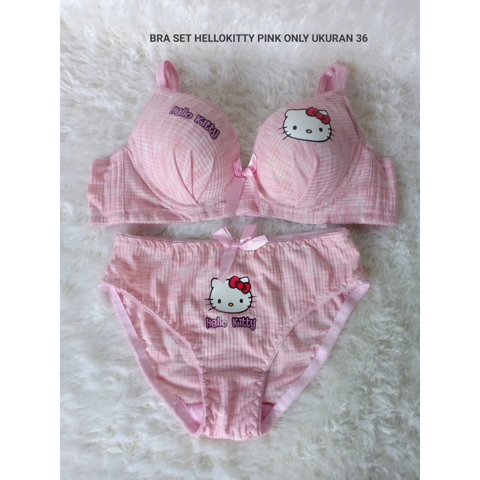 Hello KITTY BRA SET/HELLO KITTY/ Women's Underwear/HELLO KITTY CD BRA ...