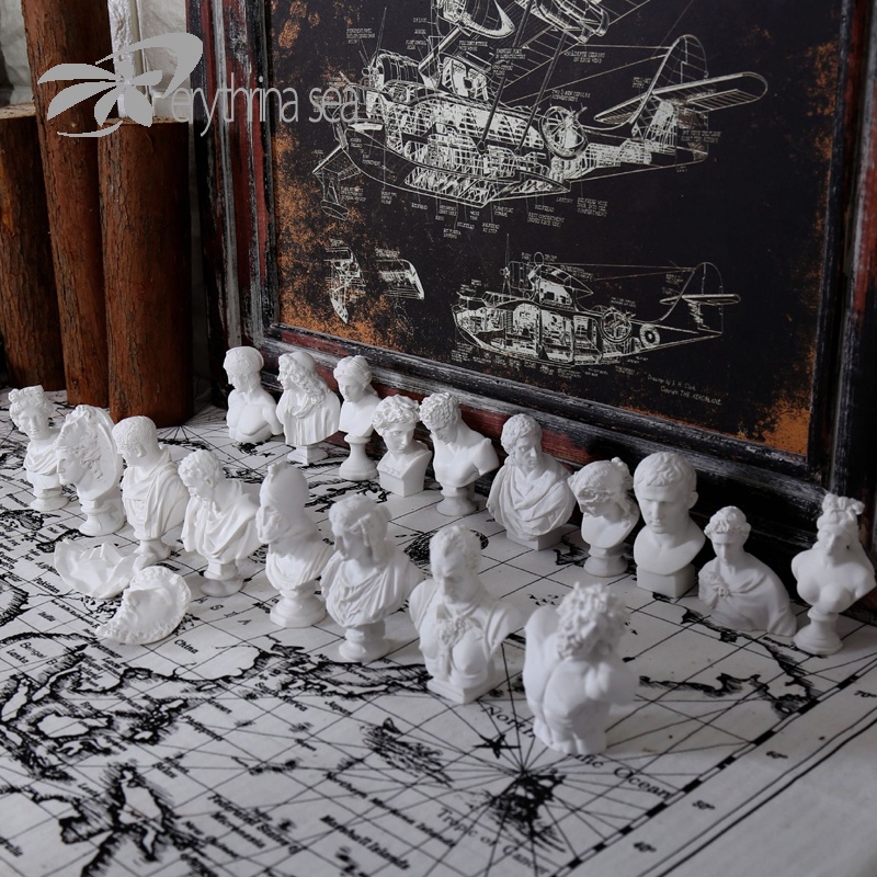 10PCS/SET Figures of ancient Greek mythology Statue Mini Figure ...