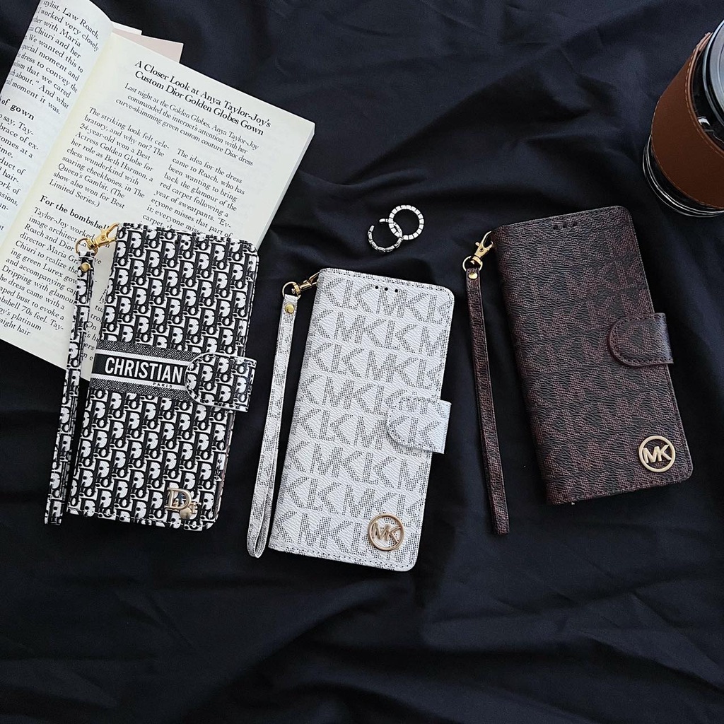 Mk Dior Leather Flip P30Lite Nova3i Nova2i y9 y7A y6pro y9prime Reno4 ...