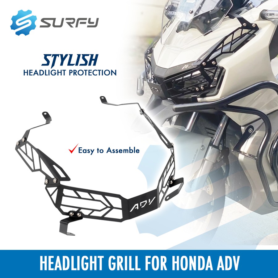 Surfy Honda Adv Headlight Grill Guard Cover Stylish Motorcycle | Shopee ...