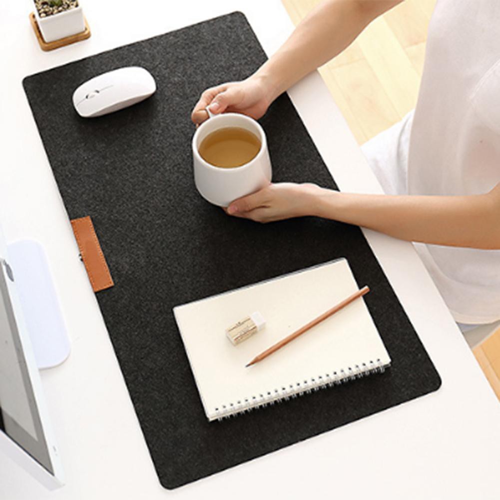 Office Computer Desk Table Mat Keyboard Mouse Pad Felt Laptop Cushion ...