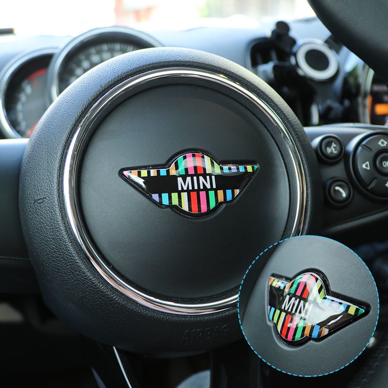 Suitable for MINI COOPER steering wheel label center glue sticker ...