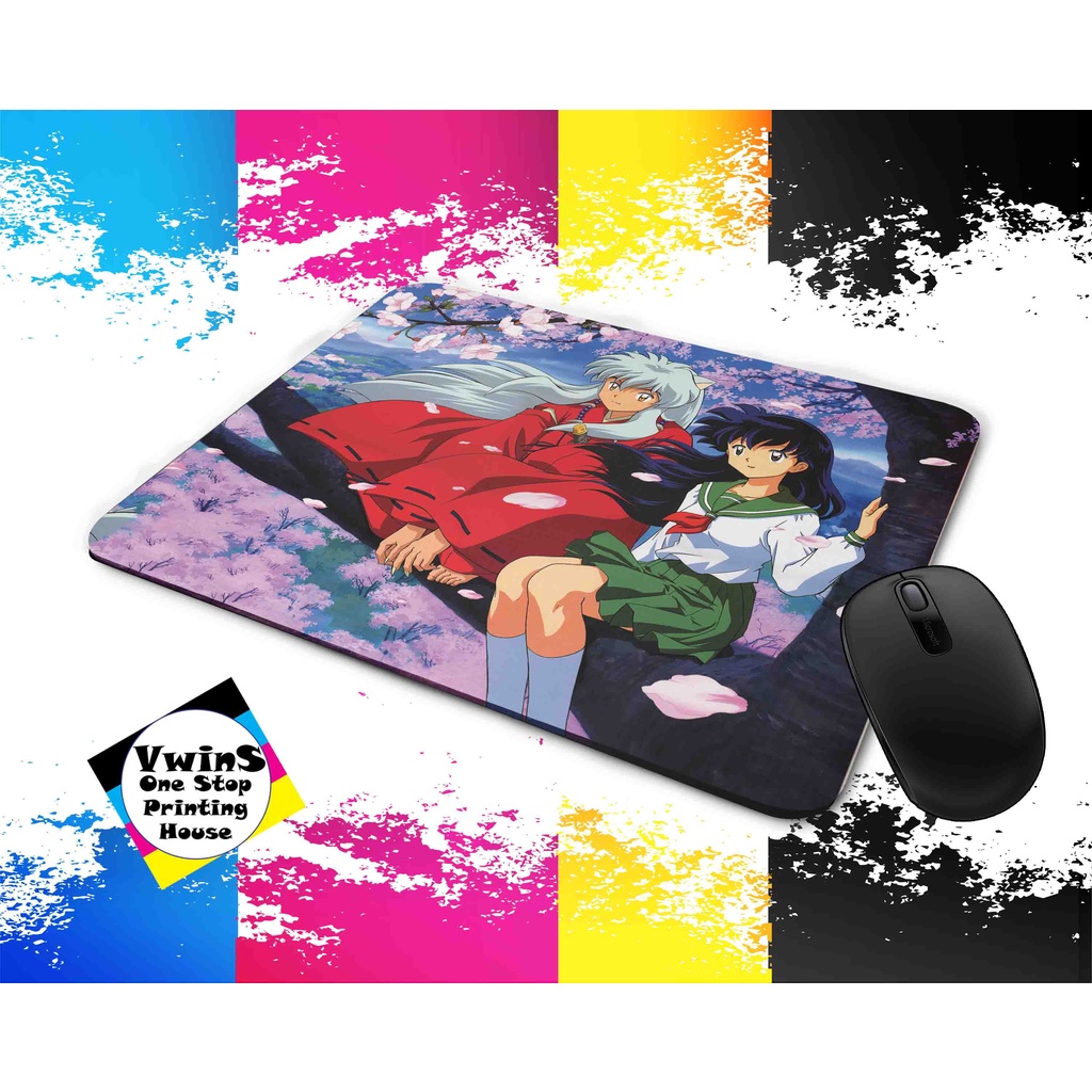 Inuyasha Design Mousepad ! Anime Inuyasha Design Mouse Pad | Shopee ...