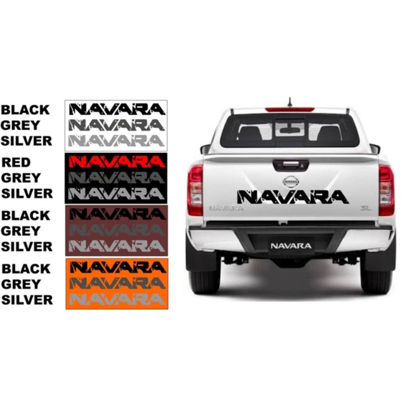 1pc Nissan Navara Car Sticker for Tailgate | Shopee Philippines
