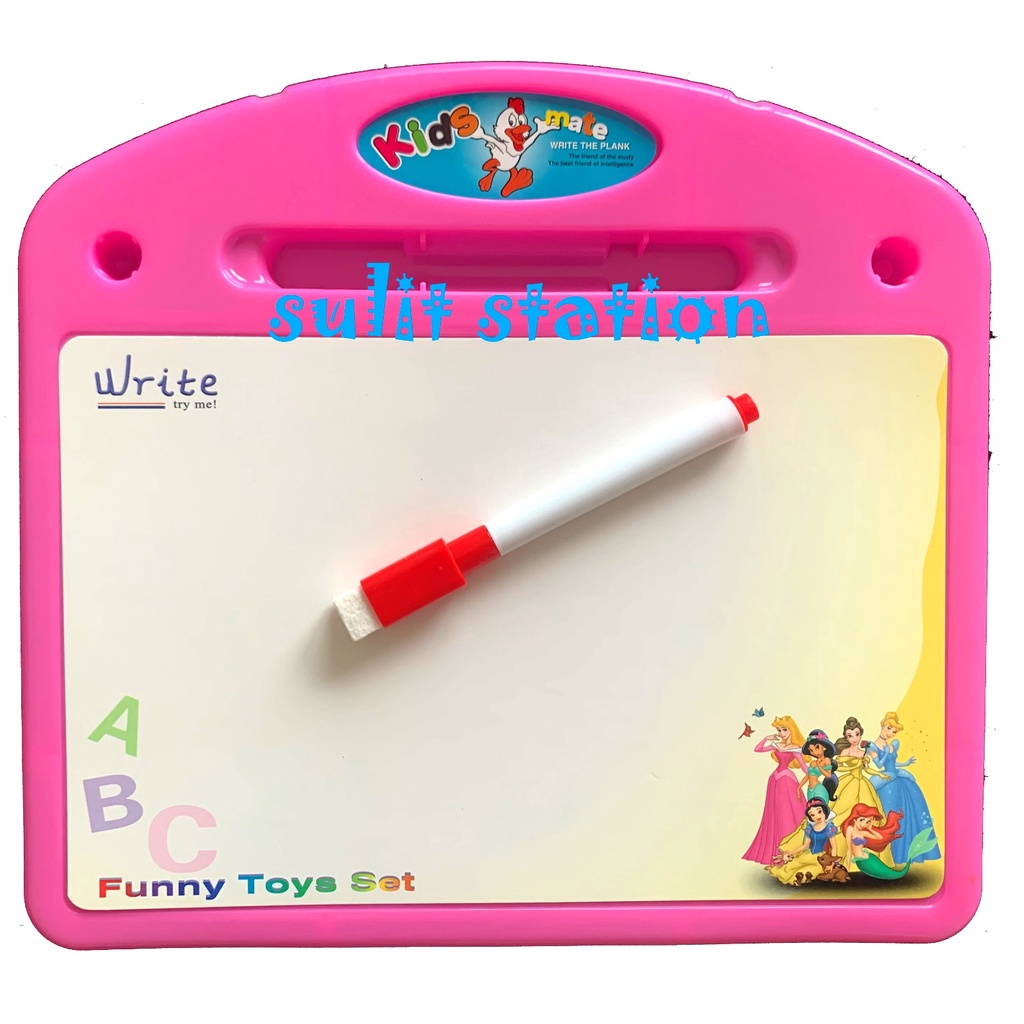 DISNEY PRINCESS DRAWING WRITING EDUCATIONAL LEARNING WHITE BOARD with ...
