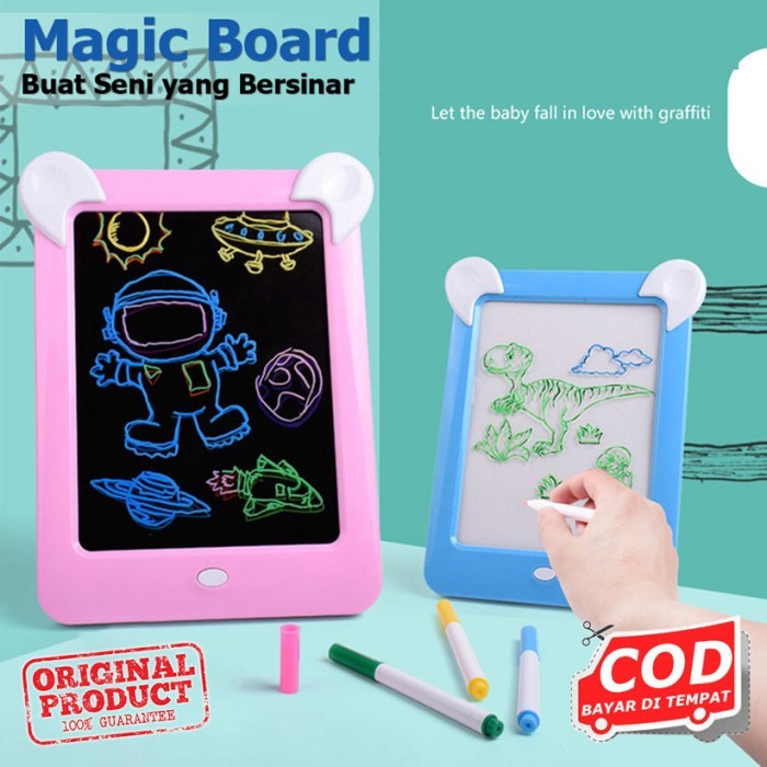 Magic Board Drawing LED 85127 - Magic Drawing Pad - Learning Drawing - Magic Drawing Board ...