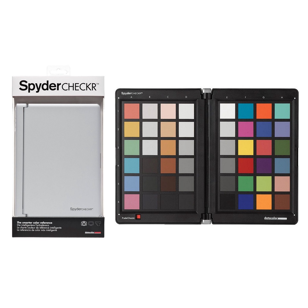 Datacolor SCK100 SpyderCHECKR 48 Color Chart - Camera Color Correction ...