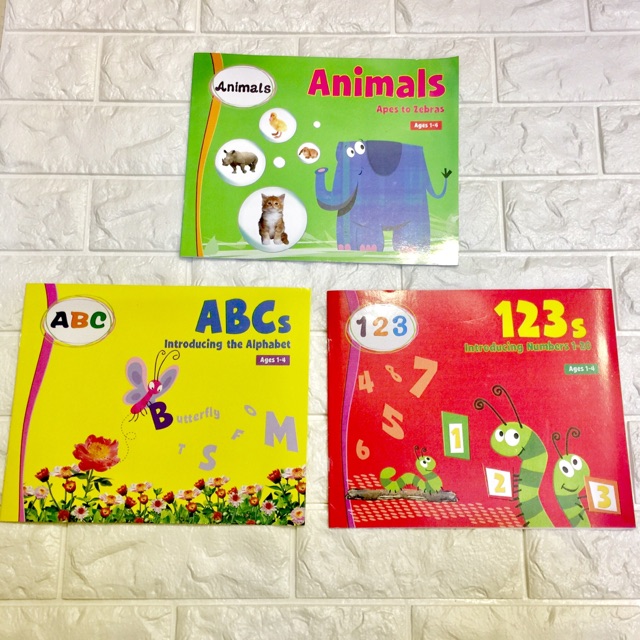 #113 ANIMALS ALPHABET NUMBERS KIDS EDUCATIONAL BOOK | Shopee Philippines