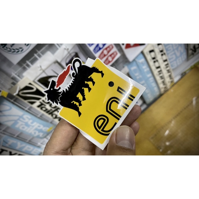Sticker DECAL MOTORSIKAL ENI AGIP enioil | Shopee Philippines