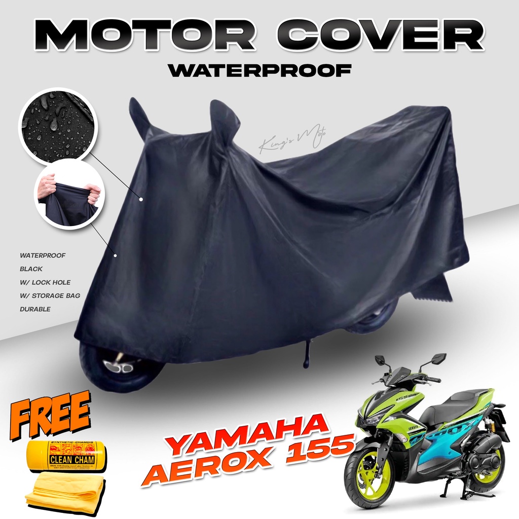 YAMAHA AEROX 155 MOTOR COVER | Original Universal Cover For All Motors ...