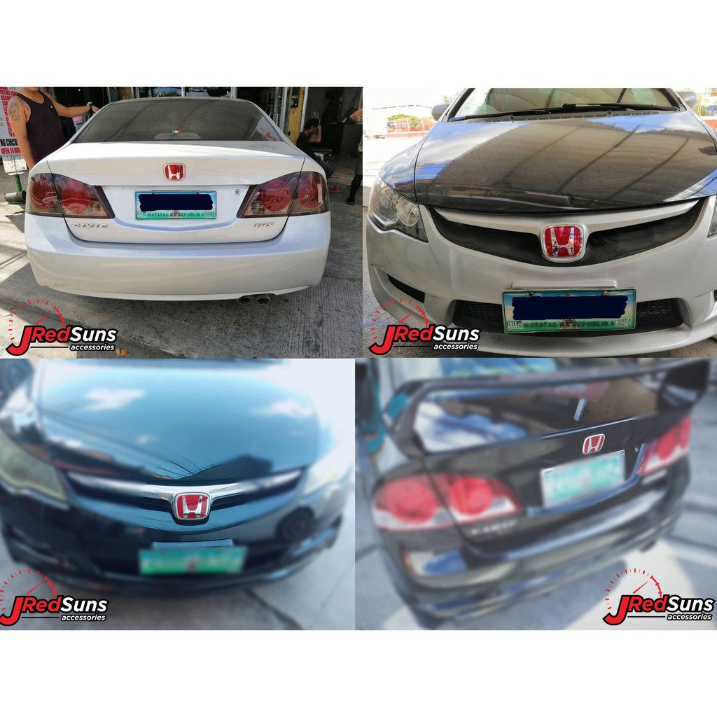 Japan Quality Red H emblem Honda Civic FD 2006-2011 | Shopee Philippines