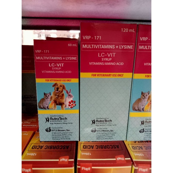 LC-Vit Multivitamins+Lysine 120ml/60ml | Shopee Philippines