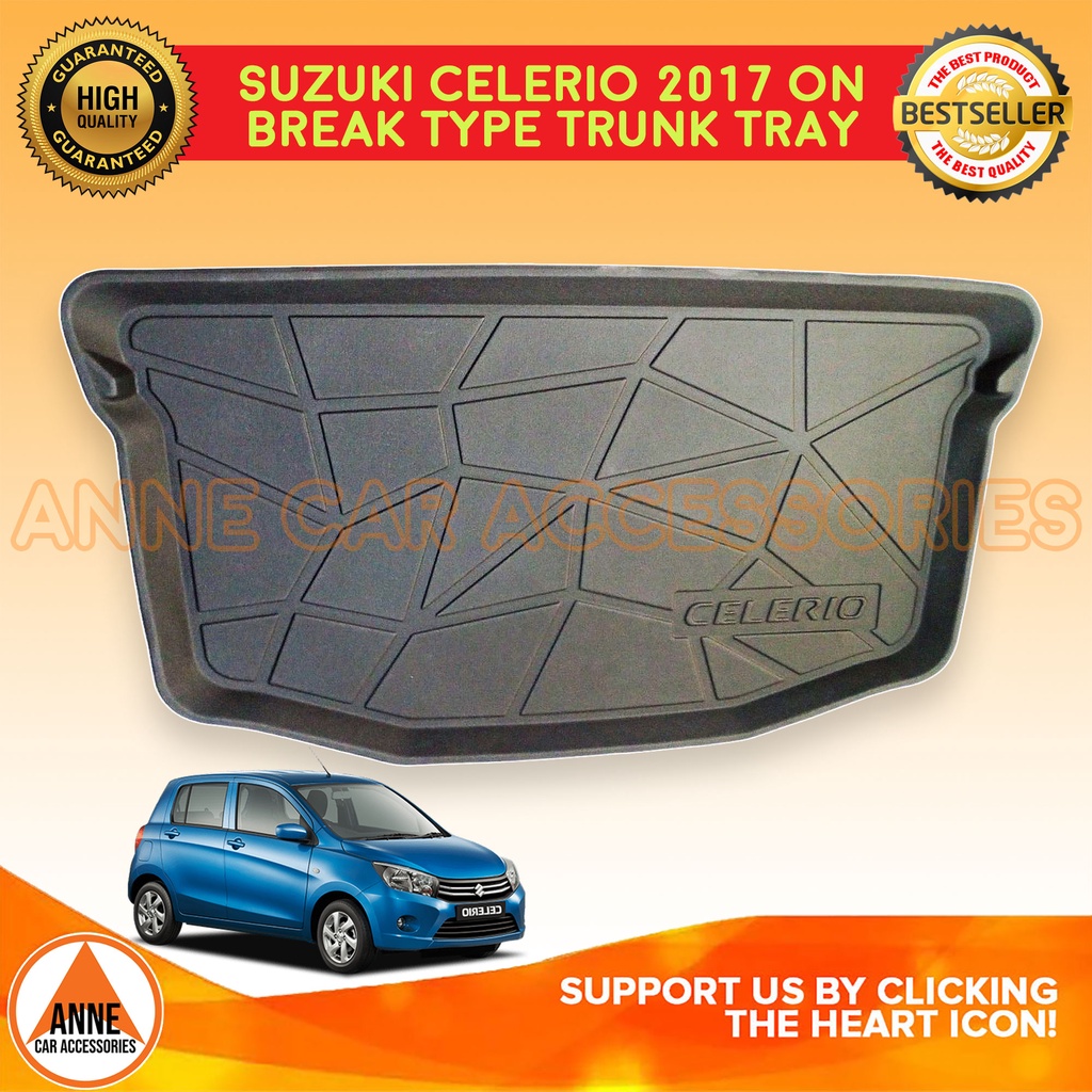 Suzuki Celerio 2017 - 2022 Break Type Trunk Tray / Cargo Trunk Tray ...