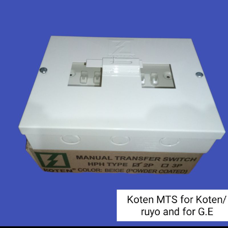 KOTEN MTS MANUAL TRANSFER SWITCH BOLT-ON 2 POLE | Shopee Philippines
