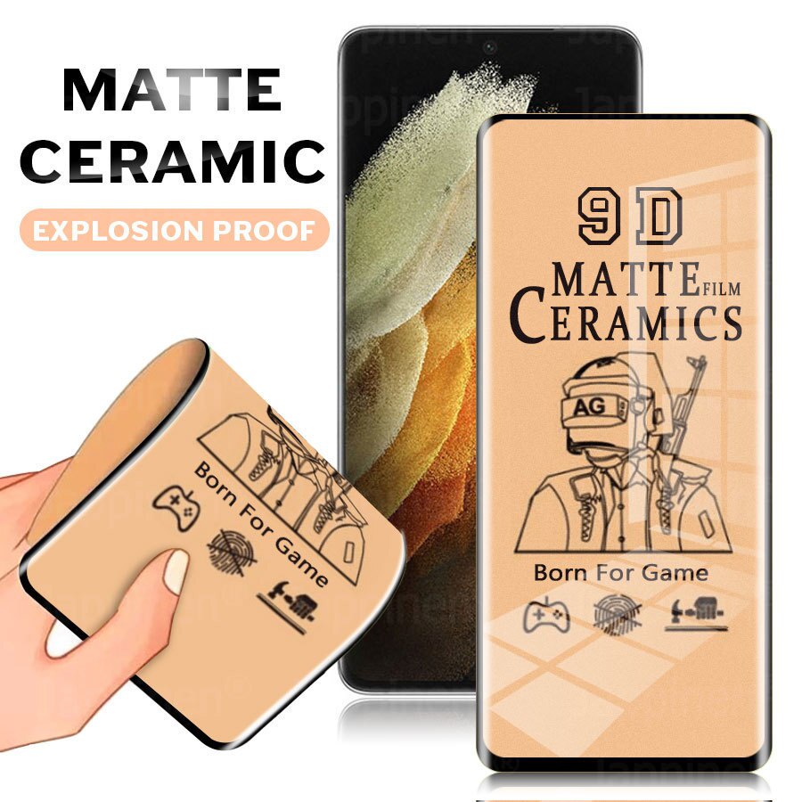 9D HD Soft Full Cover Matte Ceramics Samsung Galaxy Note 9 8 20 10 Plus ...