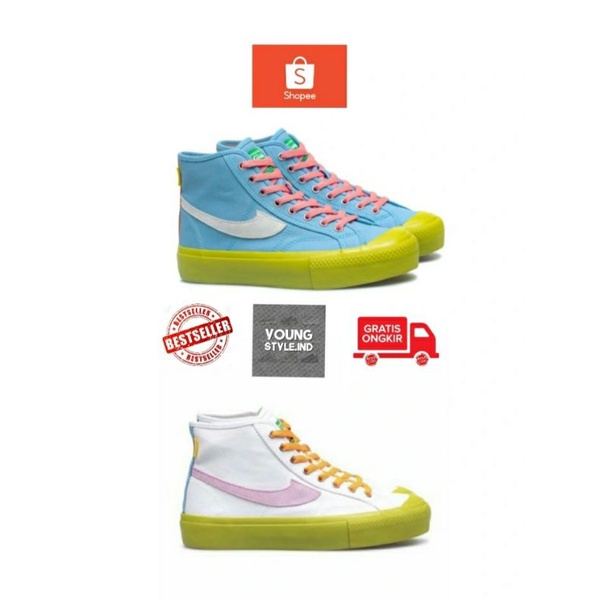 Compass Matcha high White/Blue (100% Original) | Shopee Philippines