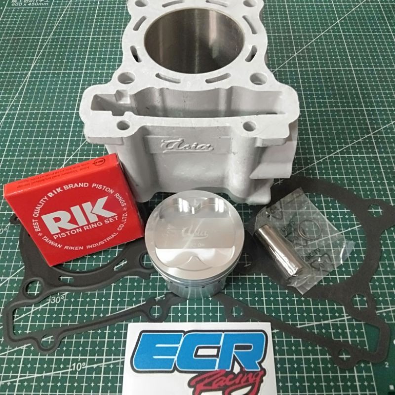 E121 ASIA 62mm Ceramic Block w/Forged Piston Nmax, Aerox, Sniper 155 ...