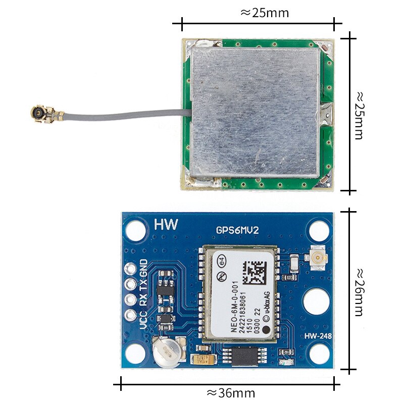 NEO-6MV2 GPS Module Pinout, Features Datasheet, 59% OFF