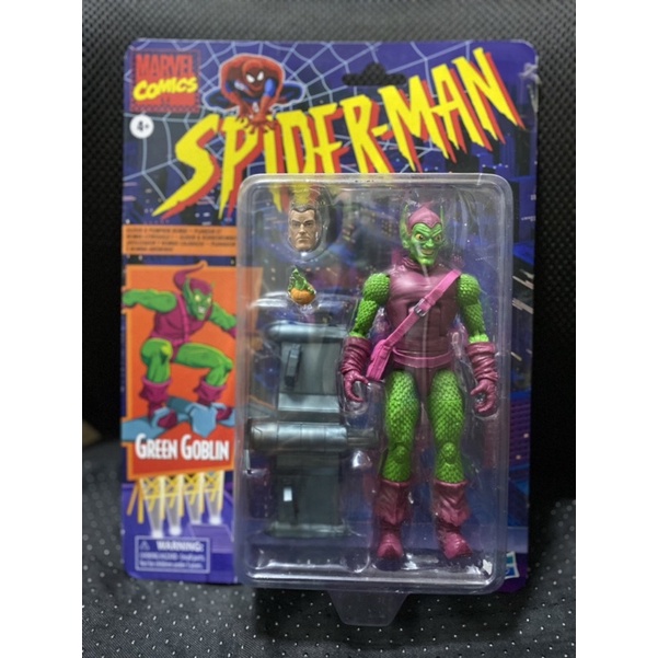 Marvel Legends Retro Green Goblin (back in card | Shopee Philippines