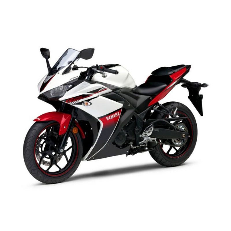 YAMAHA R25 V1 WHITE METALLIC STICKER | Shopee Philippines