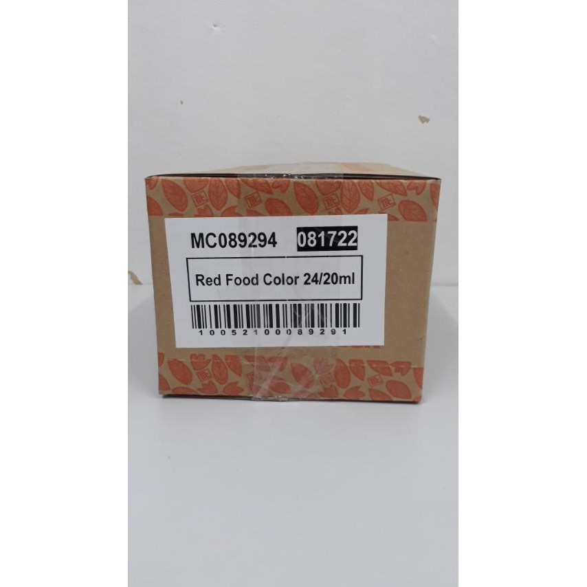 McCormick Red Food Color 24x20ml(1case) | Shopee Philippines