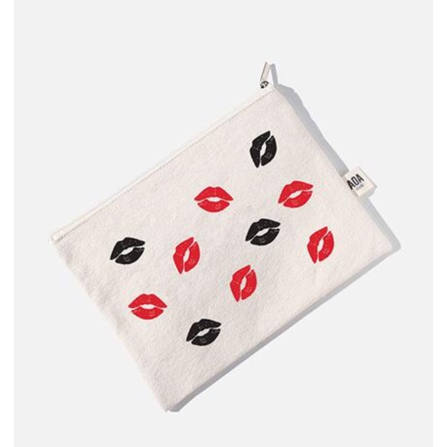 AOA Canvas Pouch - Lips | Shopee Philippines