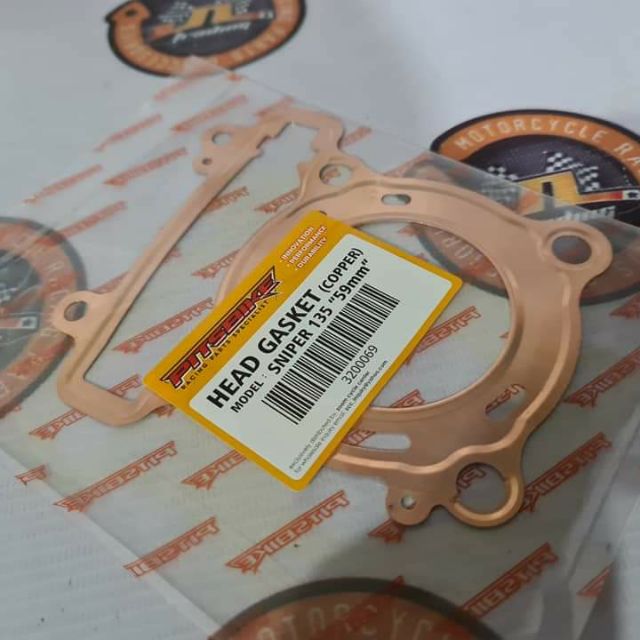 PITSBIKE COPPER GASKET FOR SNIPER 150/SNIPER 135 MX/CLASSIC/X1R 135/R15 ...