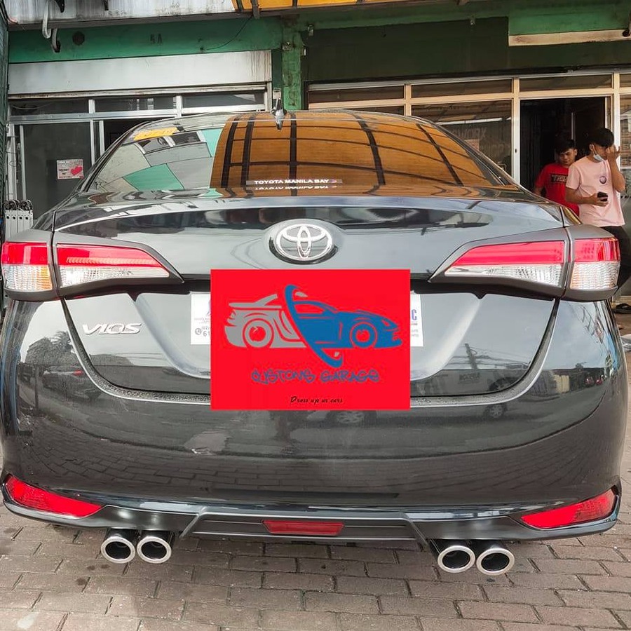 Toyota Vios Gen 4 Oem Rear Bumper Diffuser 2019 to 2025 model | Shopee ...