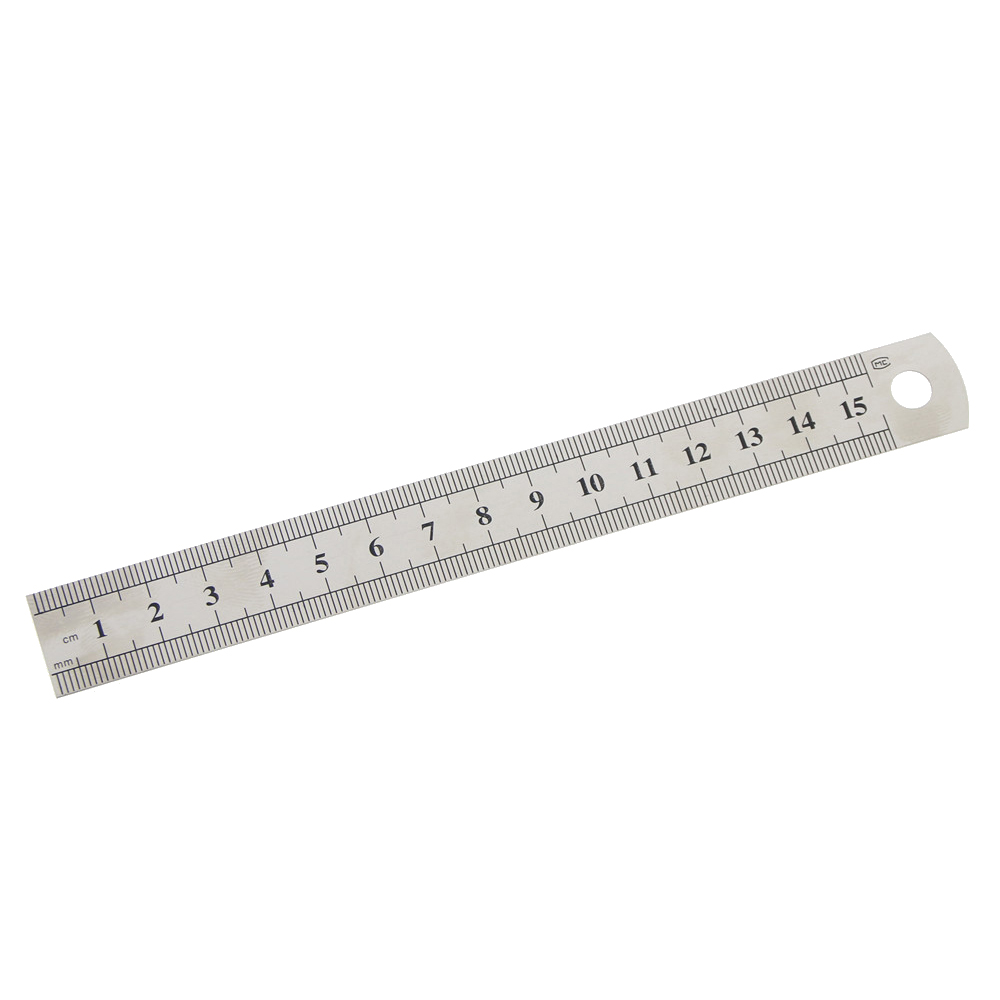 15cm Sewing Foot Sewing Stainless Steel Metal Straight Ruler Ruler Tool ...