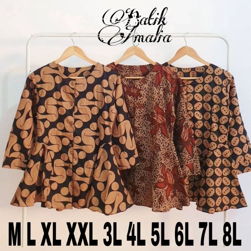 Batik JUMBO BIG SIZE JUMBO XXL XXXL 3L 4L 5L BATIK JUMBO COUPLE "M,L,XL ...