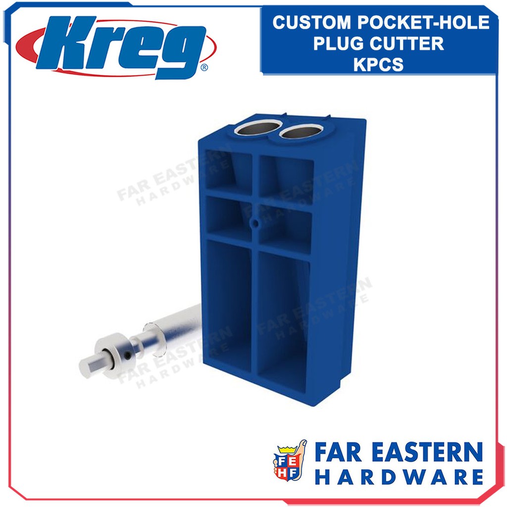 KREG Custom Pocket Hole Plug Cutter KPCS | Shopee Philippines
