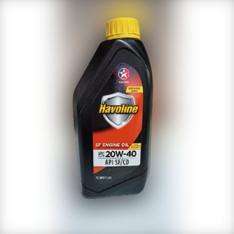 Caltex Havoline SF Engine Oil SAE 20W-40 API SF/CD (1 Liter) | Shopee ...