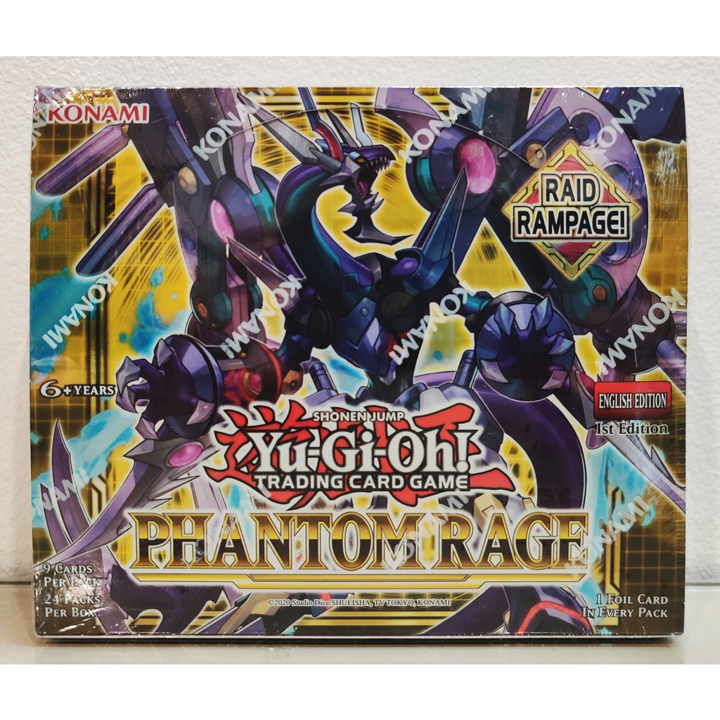 Yu-Gi-Oh! TCG Phantom Rage Booster Box 24s | Shopee Philippines
