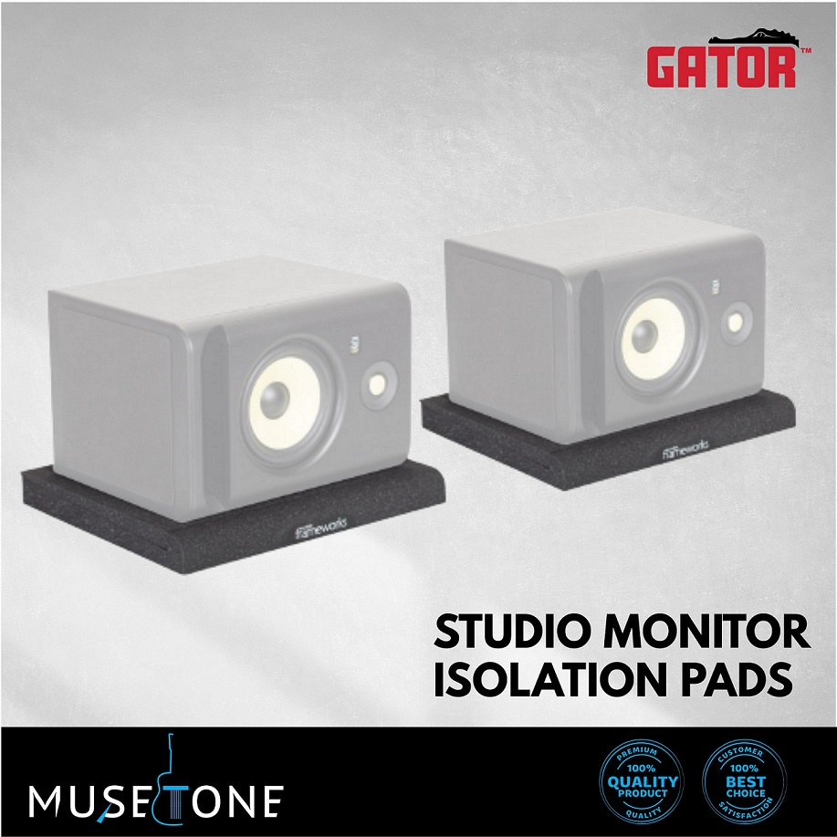 Gator Frameworks Studio Monitor Isolation Pads GFW-ISOPAD-SM / GFW ...