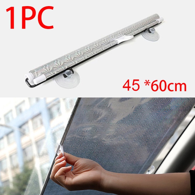 UV Protection Car Sun Shade Cover Front Window Shield Stretch Auto ...