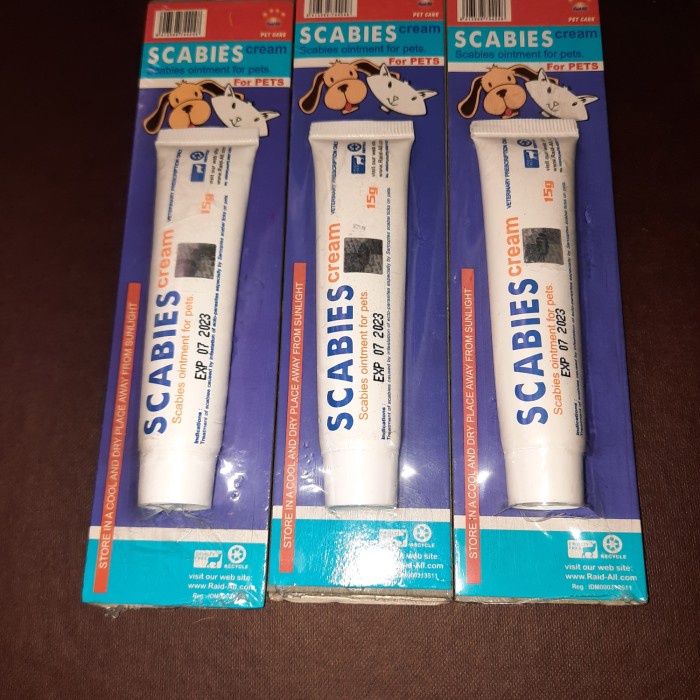 Scabies cream ointment 15g cat dog skin | Shopee Philippines