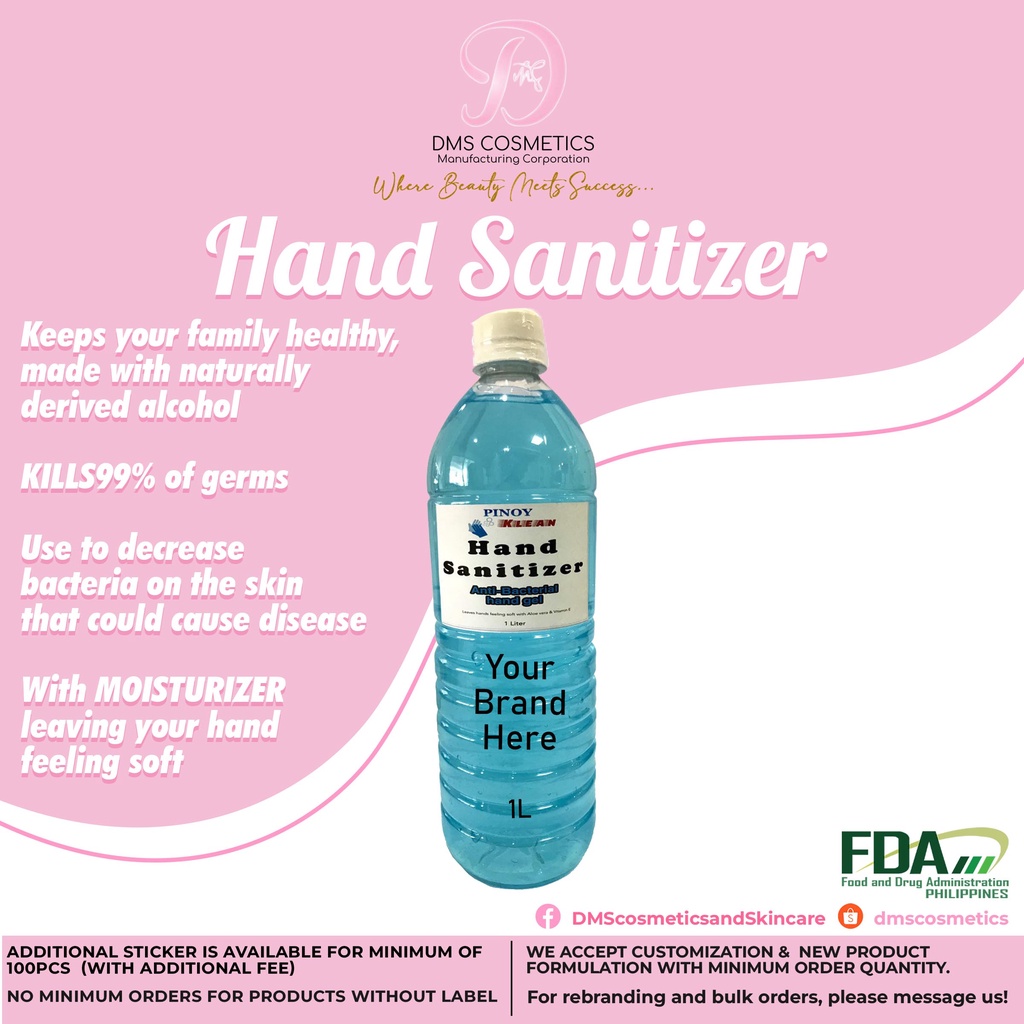 Hand Sanitizer Liter alcogel Antibacterial and Disinfectant with ...