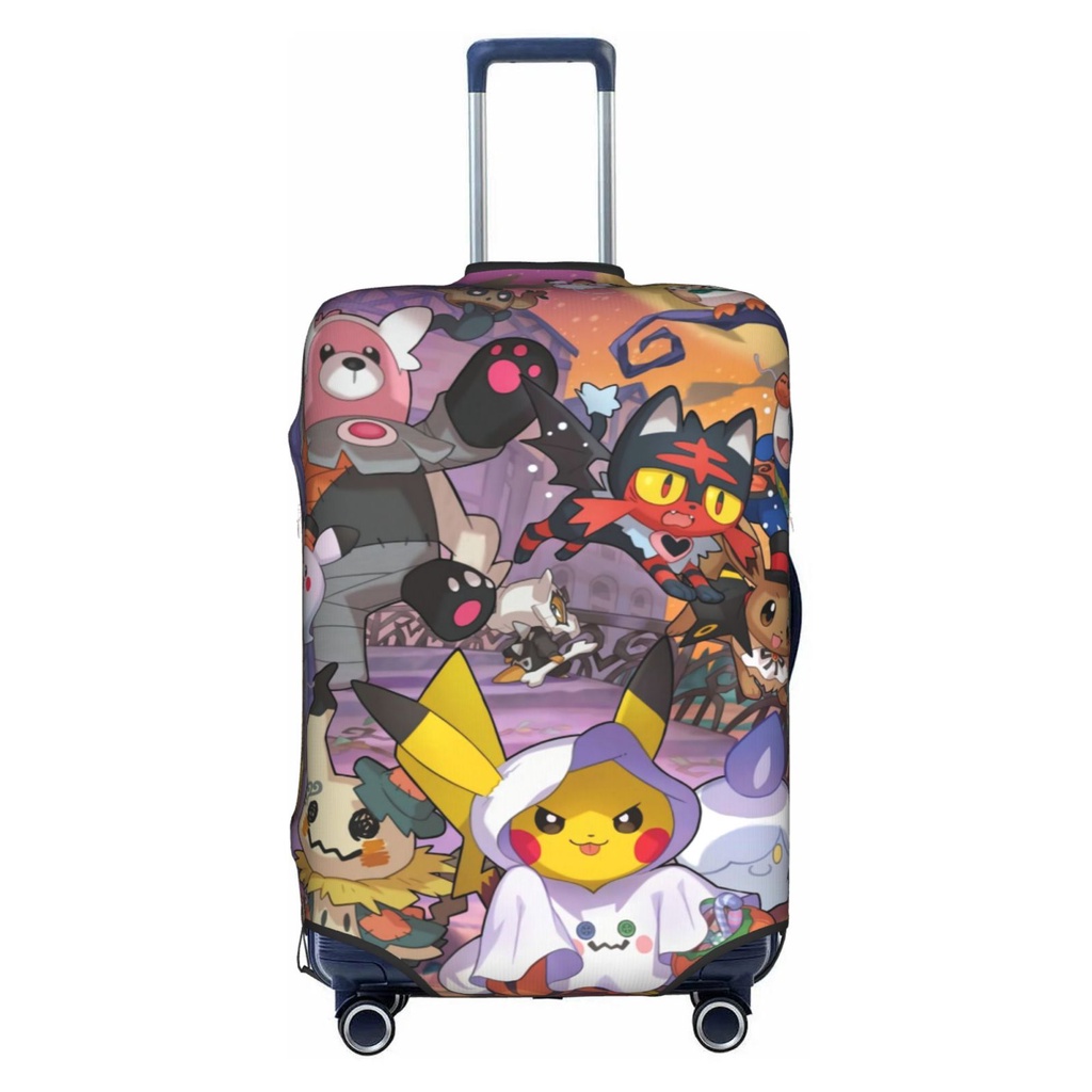 Pokémon Travel Suitcase Protector Elastic Protective Washable Luggage ...