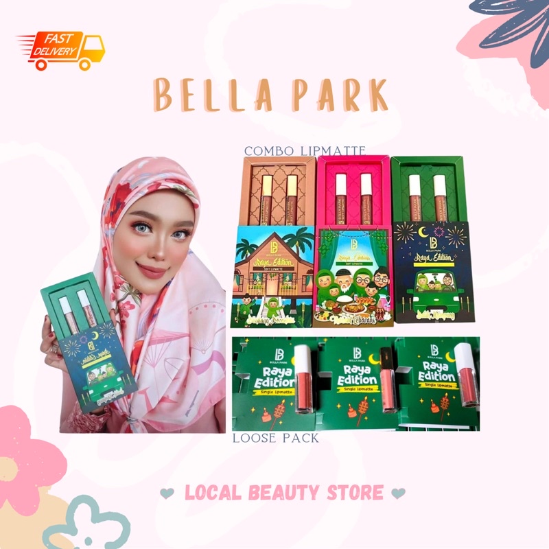 BELLA PARK - Lipmatte Raya Edition (COMBO & LOOSE) | Shopee Philippines