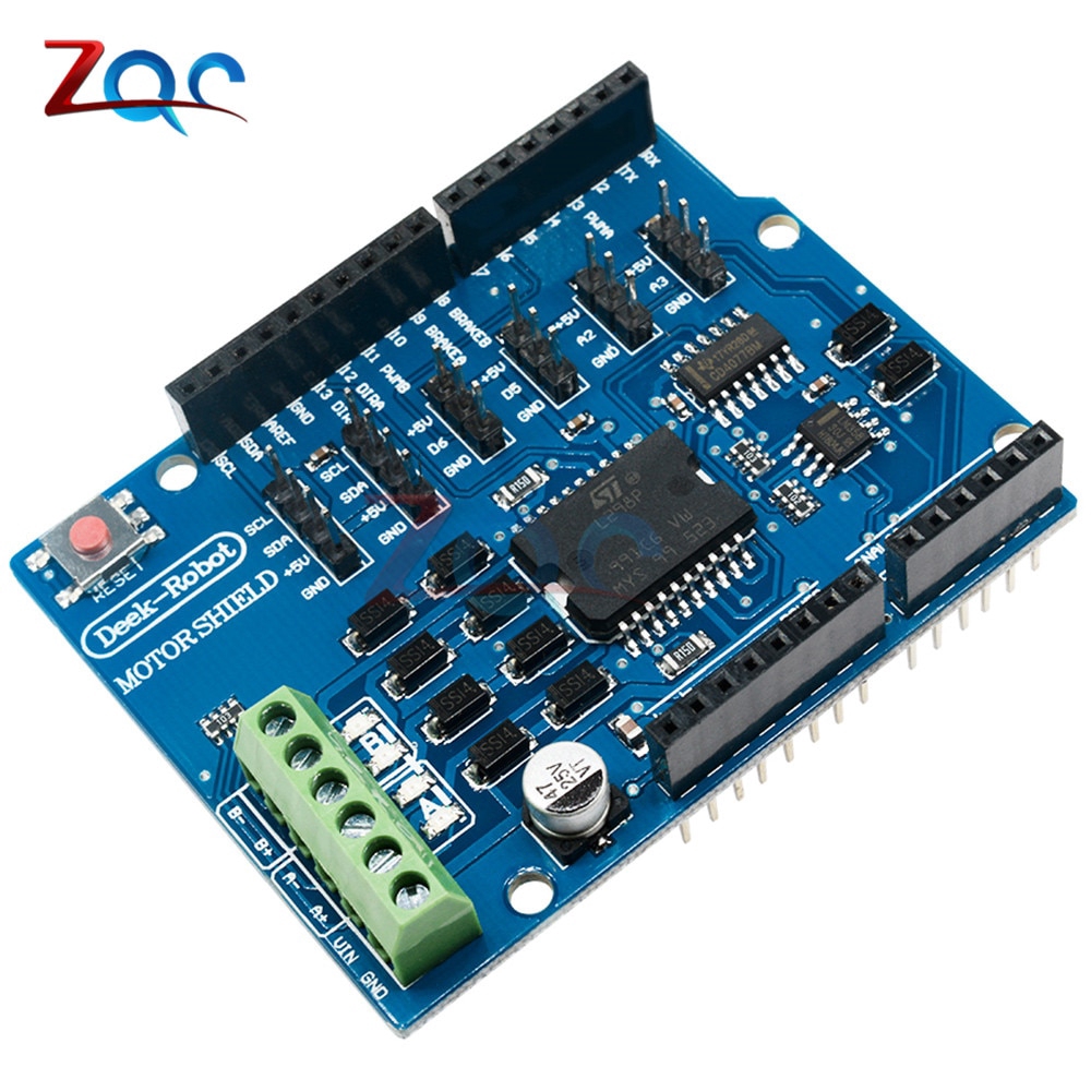 L298P L298 Shield R3 DC Motor Driver Shiled Board Module 2A Dual Full ...
