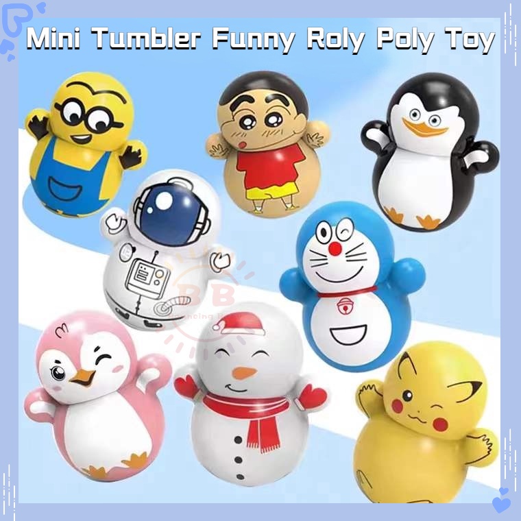 2022 new Toys Squid Game Tumbler Doll Funny Desktop Toy shake flip ...