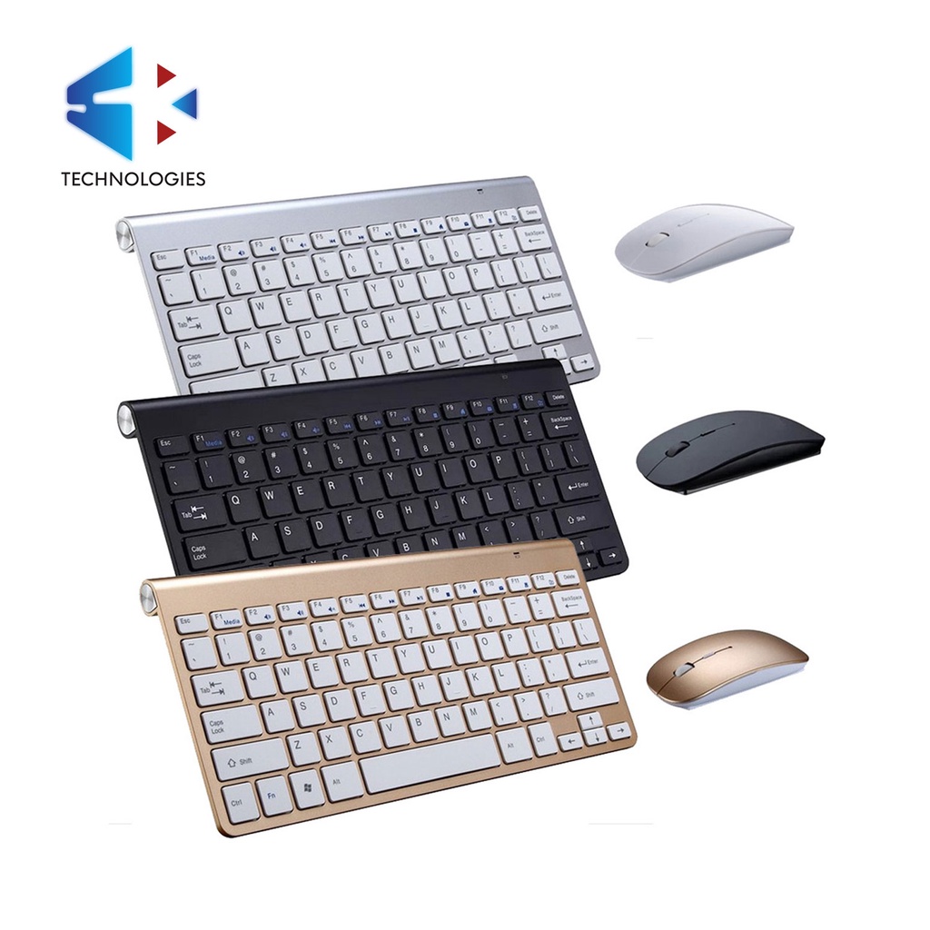 K108 Wireless Ultra-thin Keyboard and Mouse Set | Shopee Philippines