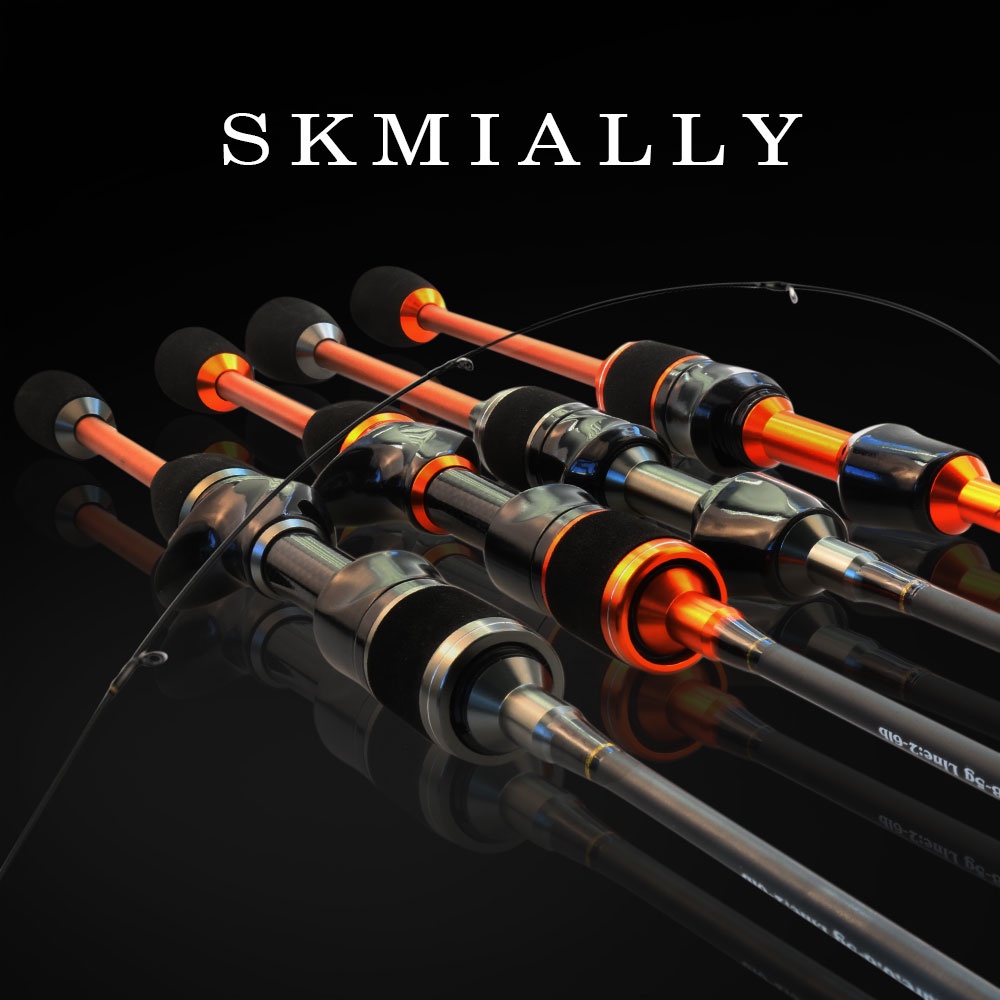 SKMIALLY 5-8g 2-6lb Ultralight Fishing Rod Solid Tip UL Spinning ...